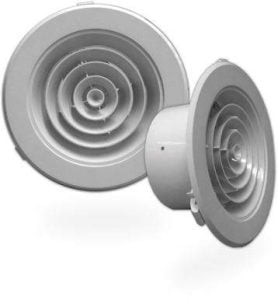 Fanaire Down Jet Diffuser - 200 mm – Ventilation Supplies